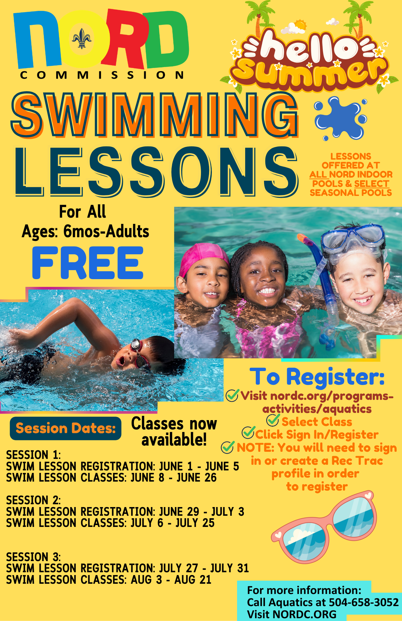 Aquatics - NORDC - New Orleans Recreation Development Commission